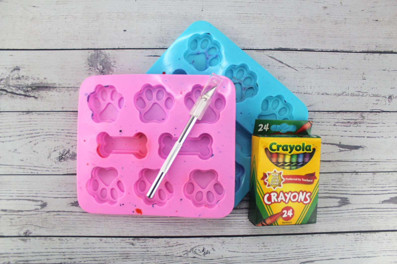 Make Fun Shaped Crayons with Your Kids - Wake Early Crafts