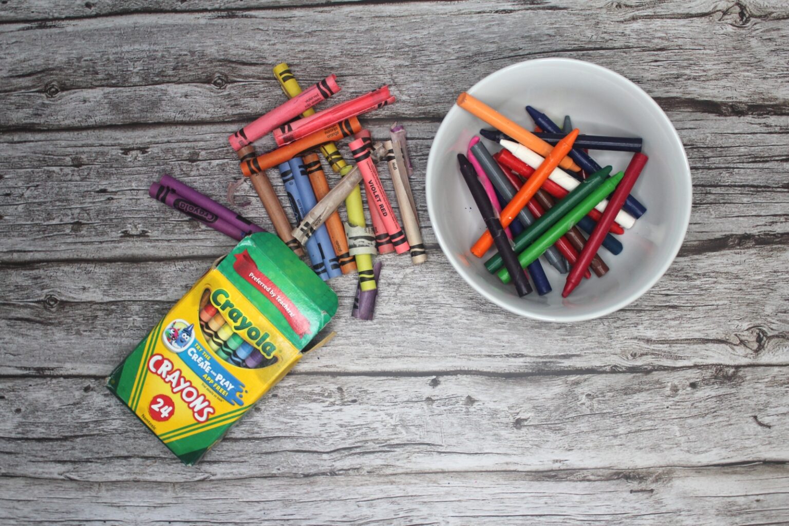 Make Fun Shaped Crayons with Your Kids - Wake Early Crafts