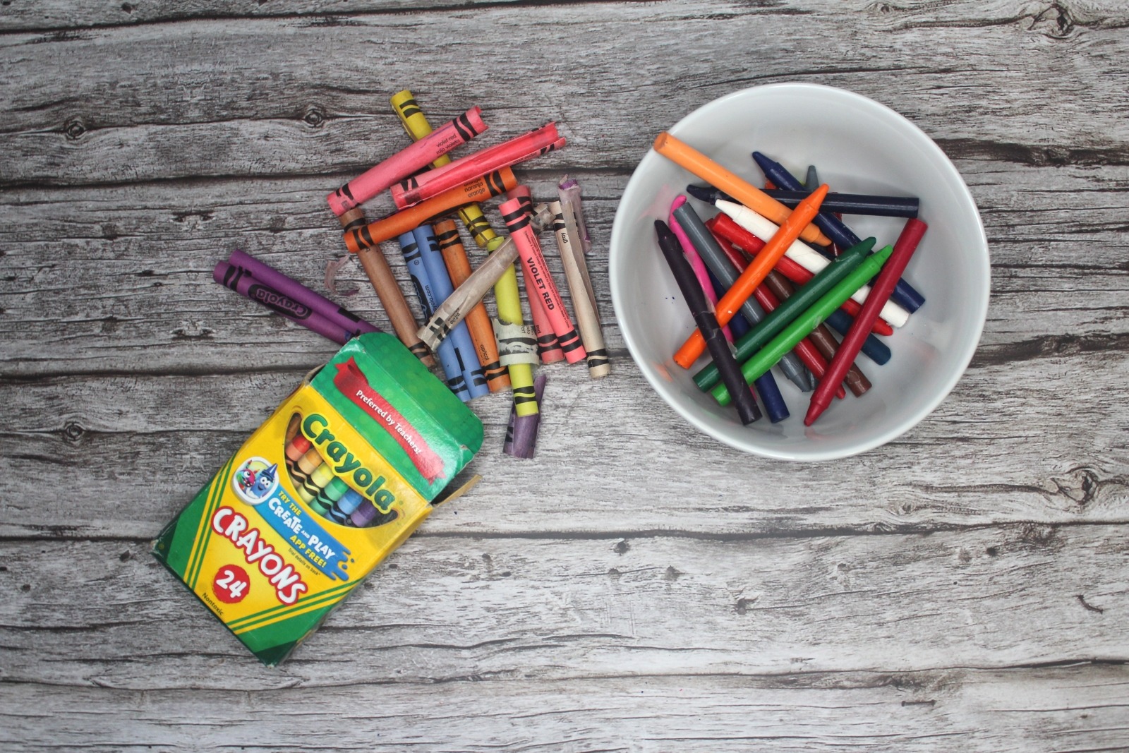 Make Fun Shaped Crayons with Your Kids - Wake Early Crafts